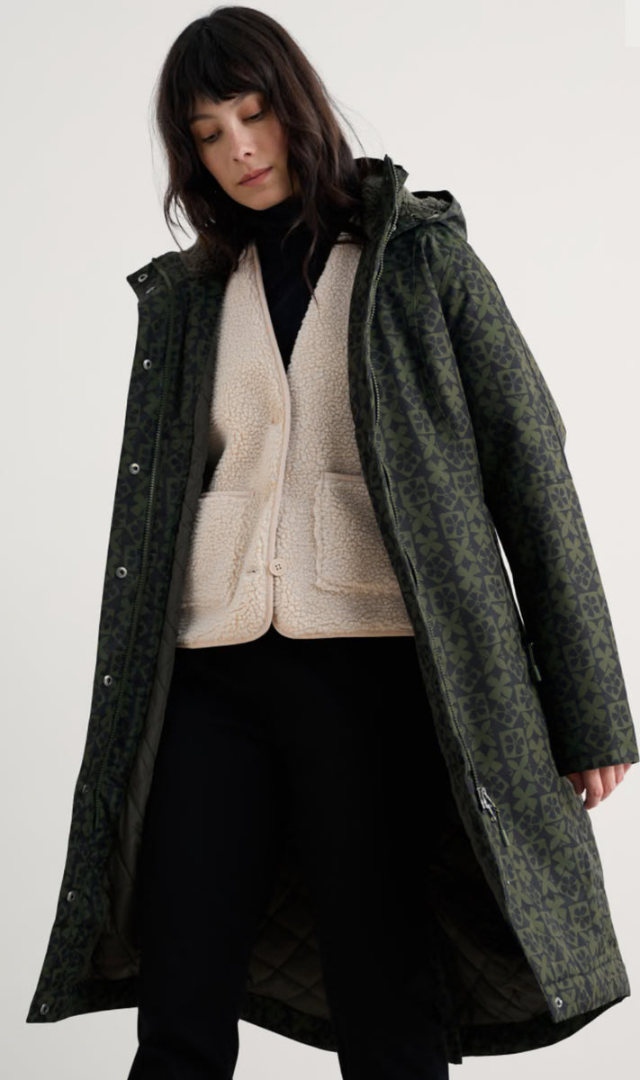 Seasalt Janelle Coat - Clay Stamp Highland – Starlings